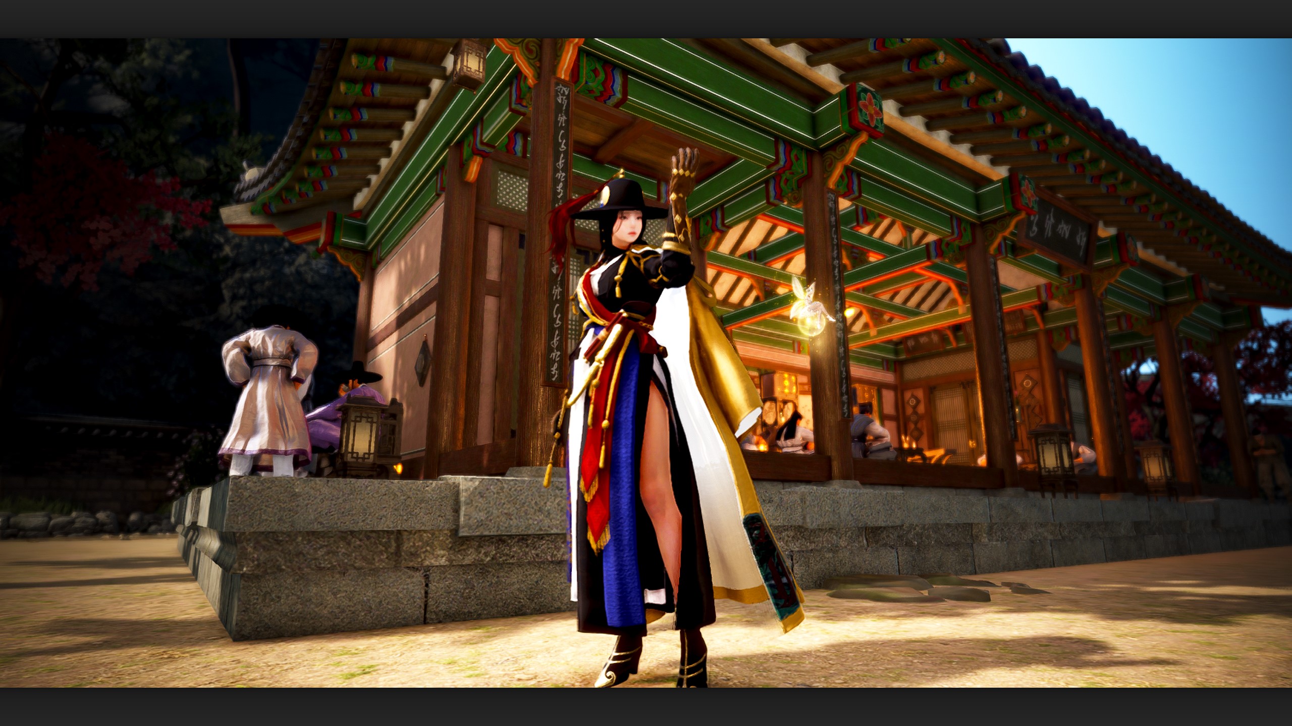 [스크린샷 & 영상] [태백] 한국의 전통 색상인 오방색을 주제로 염색하였습니다. | 검은사막 한국