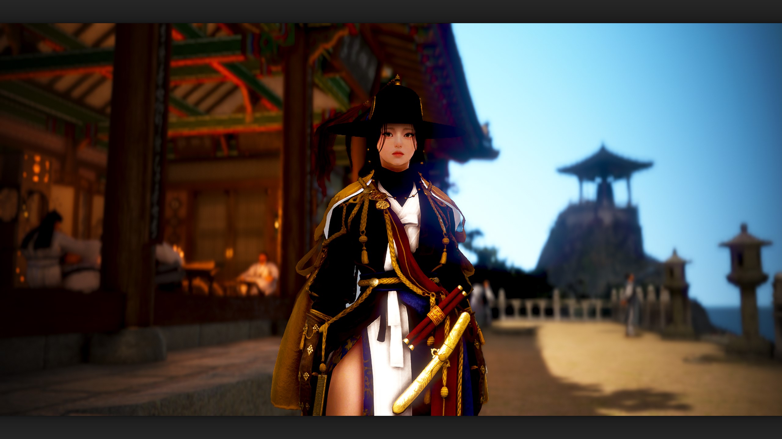 [스크린샷 & 영상] [태백] 한국의 전통 색상인 오방색을 주제로 염색하였습니다. | 검은사막 한국