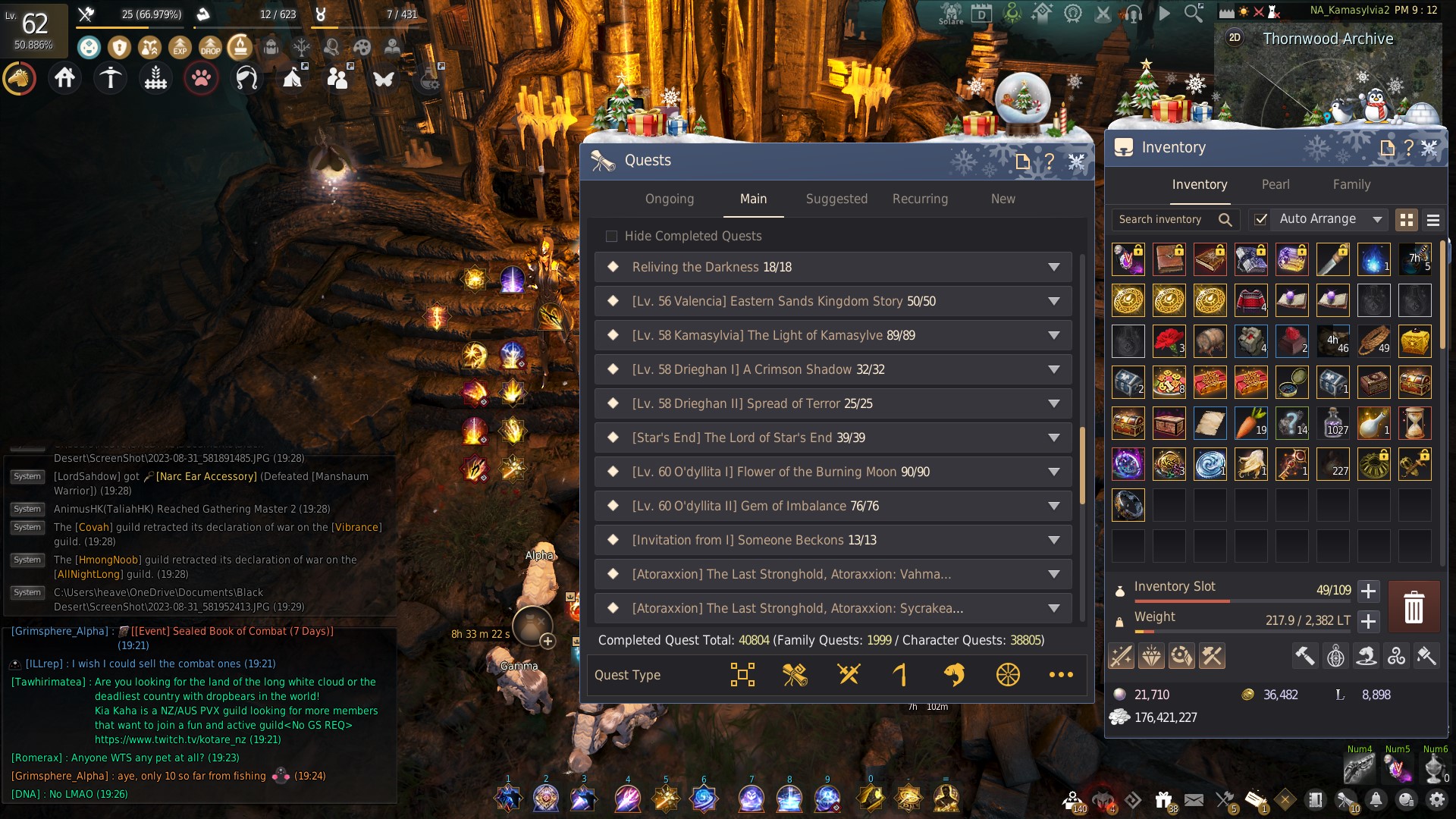 [Bug Reports] Unable to proceed with Garmoth Heart quest or Nouver ...