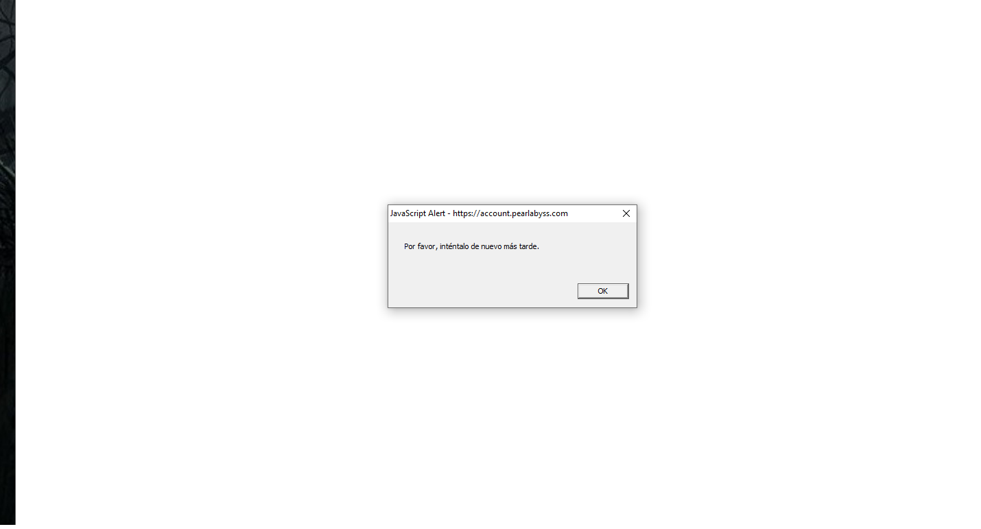 [Bug Reports] Java Script Error | Black Desert NA/EU