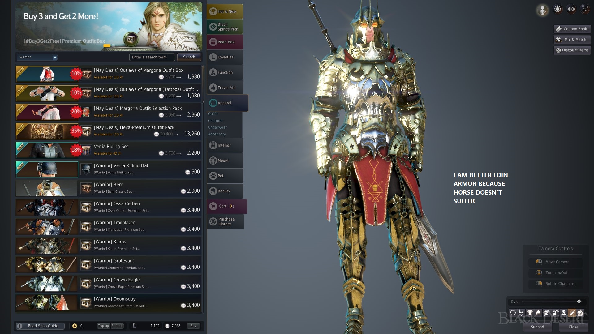 [Feedback] Goyen + Karcenov outfit reworks | Black Desert NA/EU