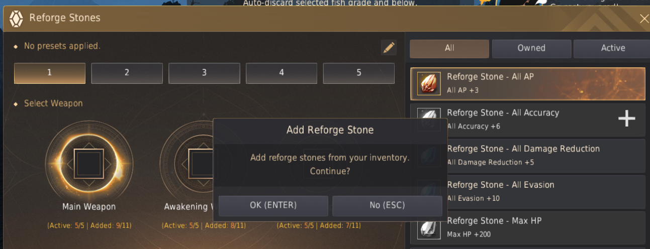 [Bug Reports] New Reforge Stones UI is Misleading | Black Desert NA/EU