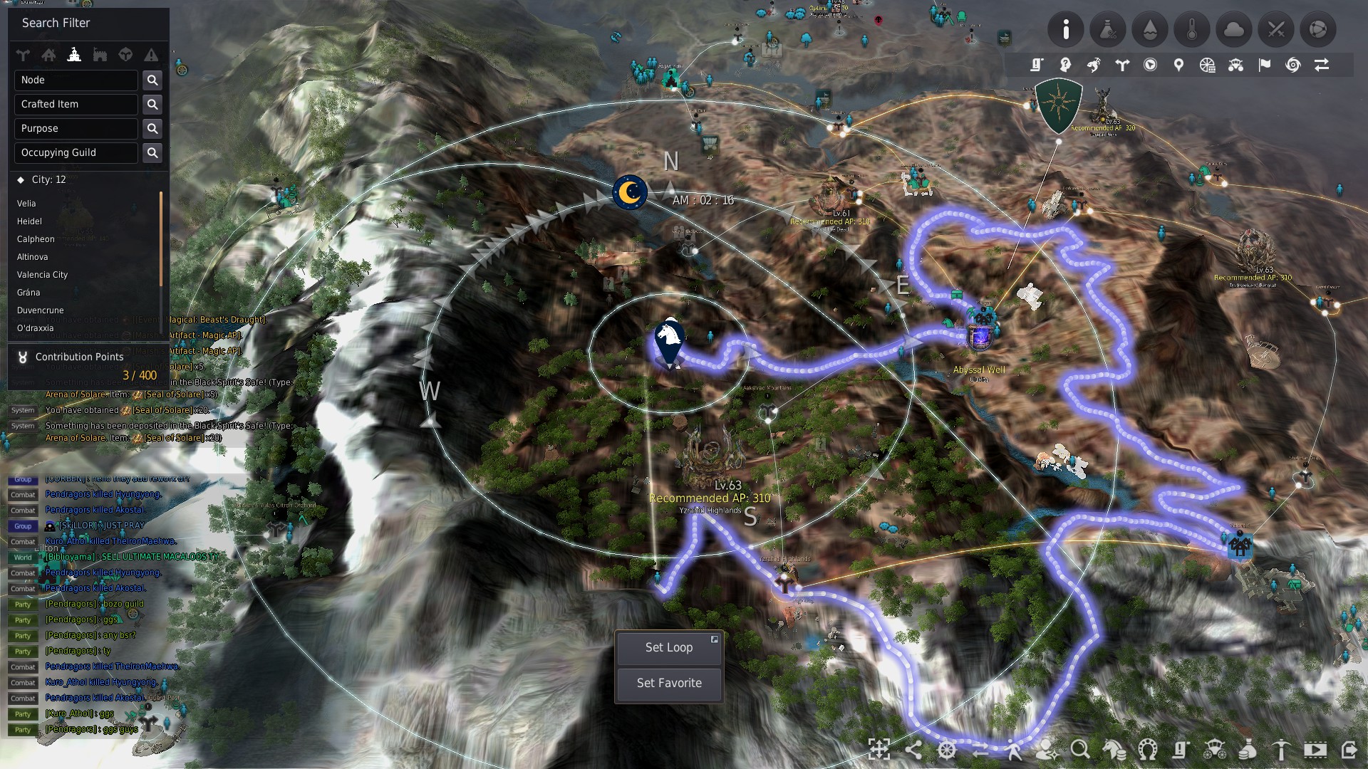 [Feedback] Fix autopathing between Muzgar and Yzrahid Highlands | Black Desert NA/EU