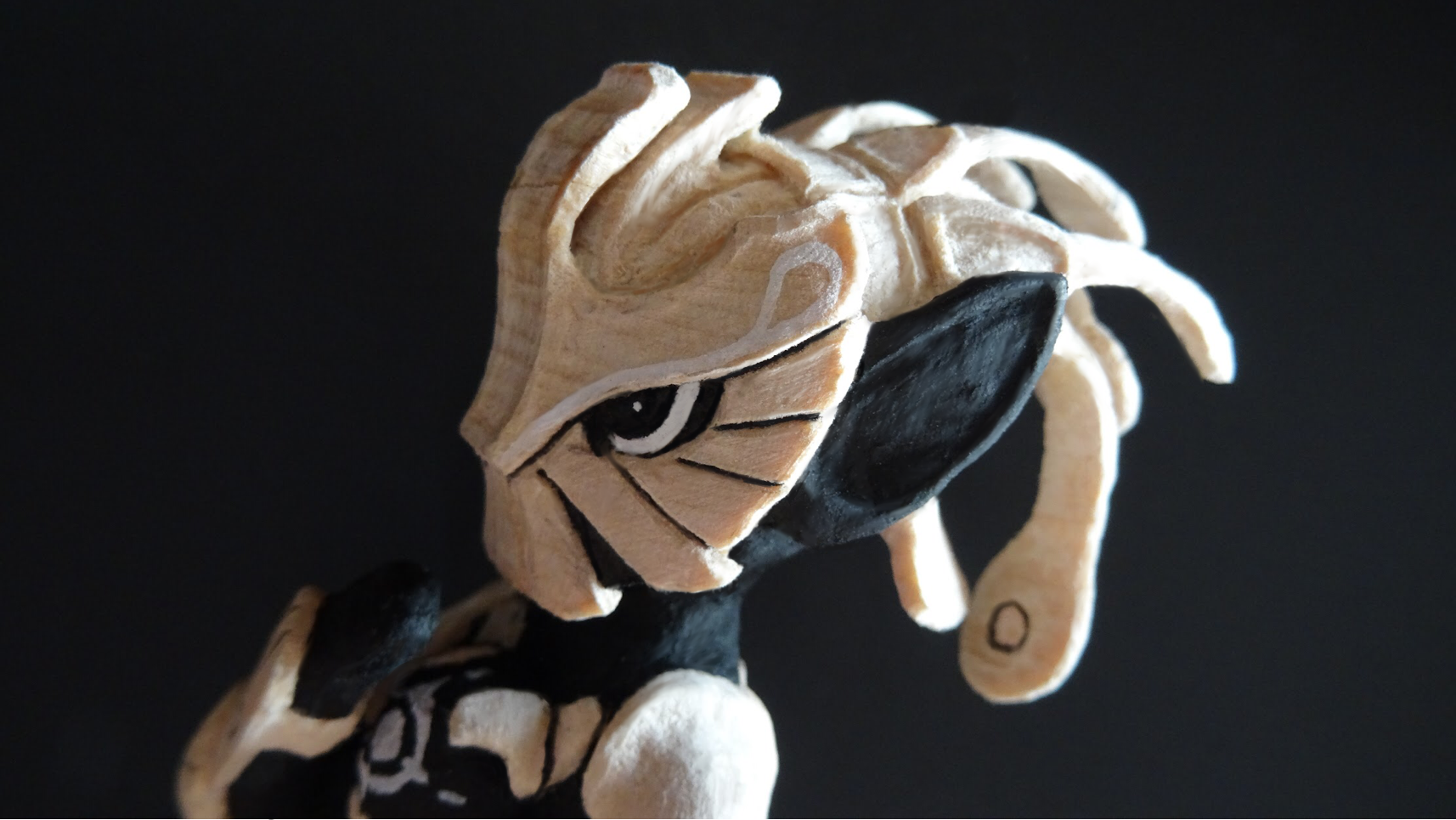 [Fan Art] Wuju, The administrator of the Magnus. Carved in lime wood ...