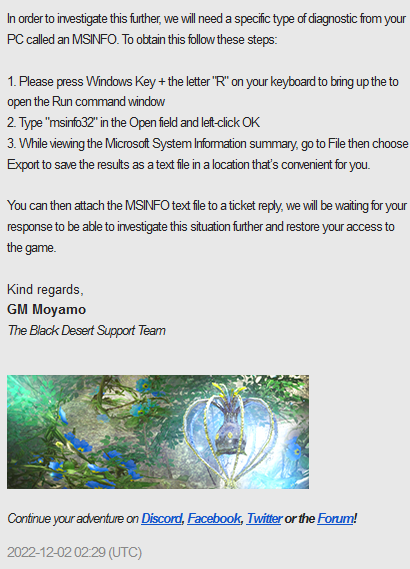 [Bug Reports] Java Script Error | Black Desert NA/EU