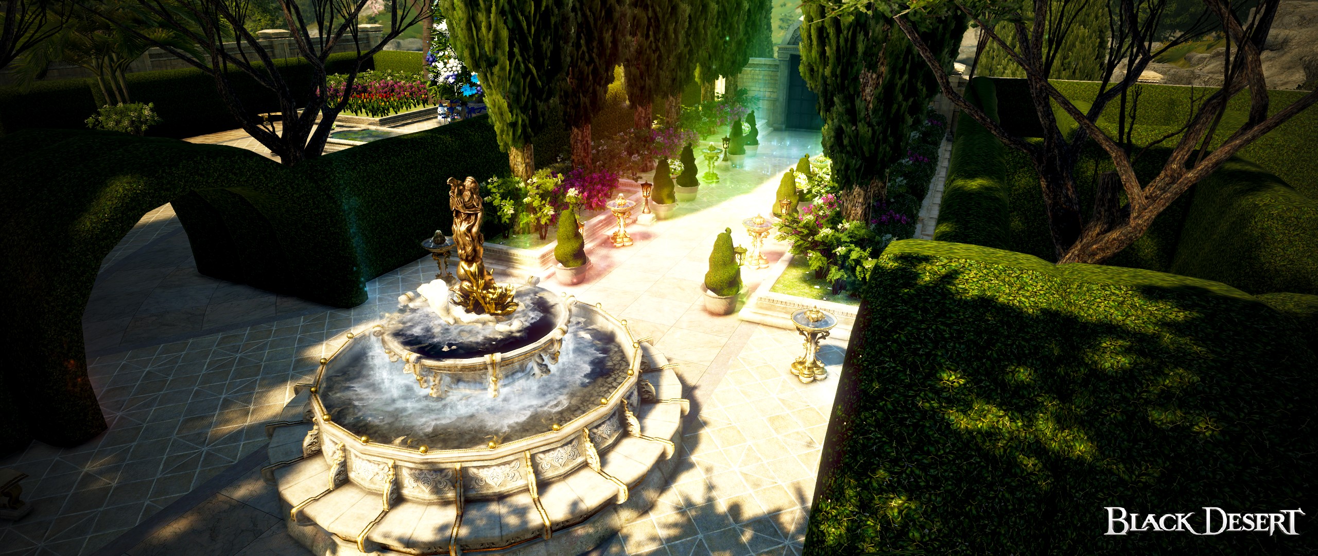 [Fan Art] Manor Mermaid Fountain | Black Desert NA/EU