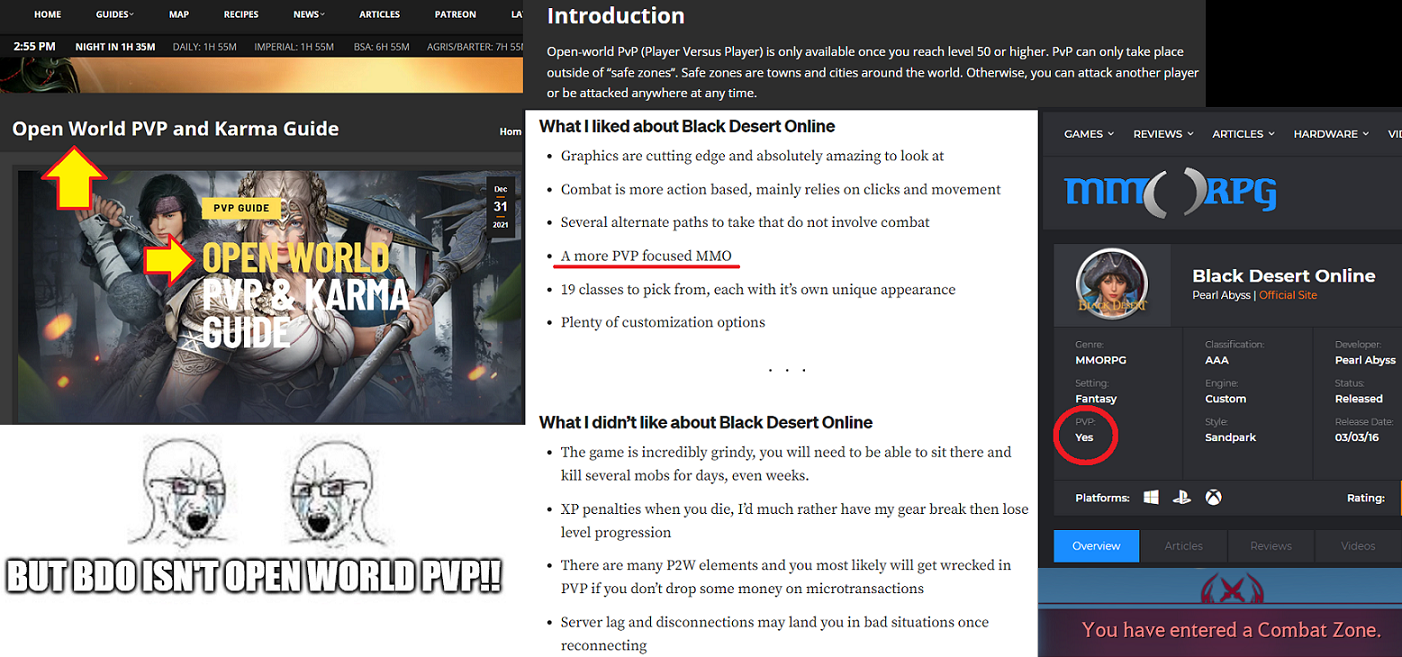 [Feedback] Revert War Dec Changes | Black Desert NA/EU