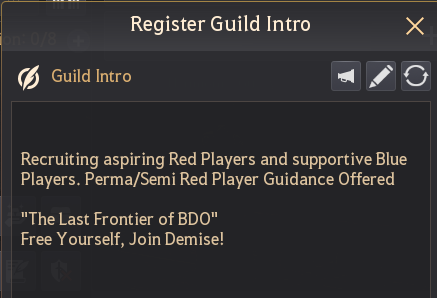 [Guild & Friends] [NA] [Progression Guild] Demise | Perma/Semi Red ...