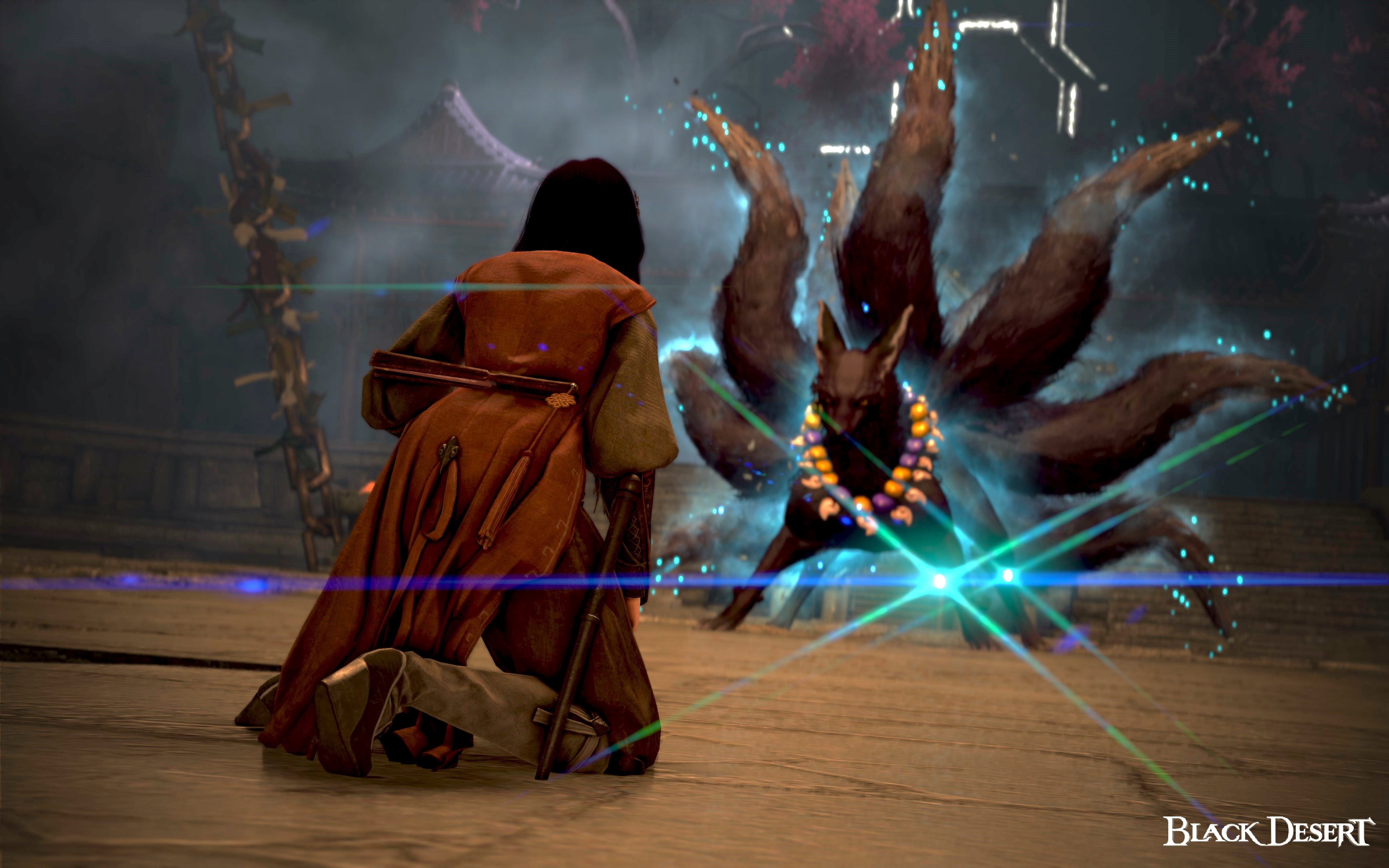 [Fan Art] Woosa Awakening story with nine Tailed Fox | Black Desert NA/EU