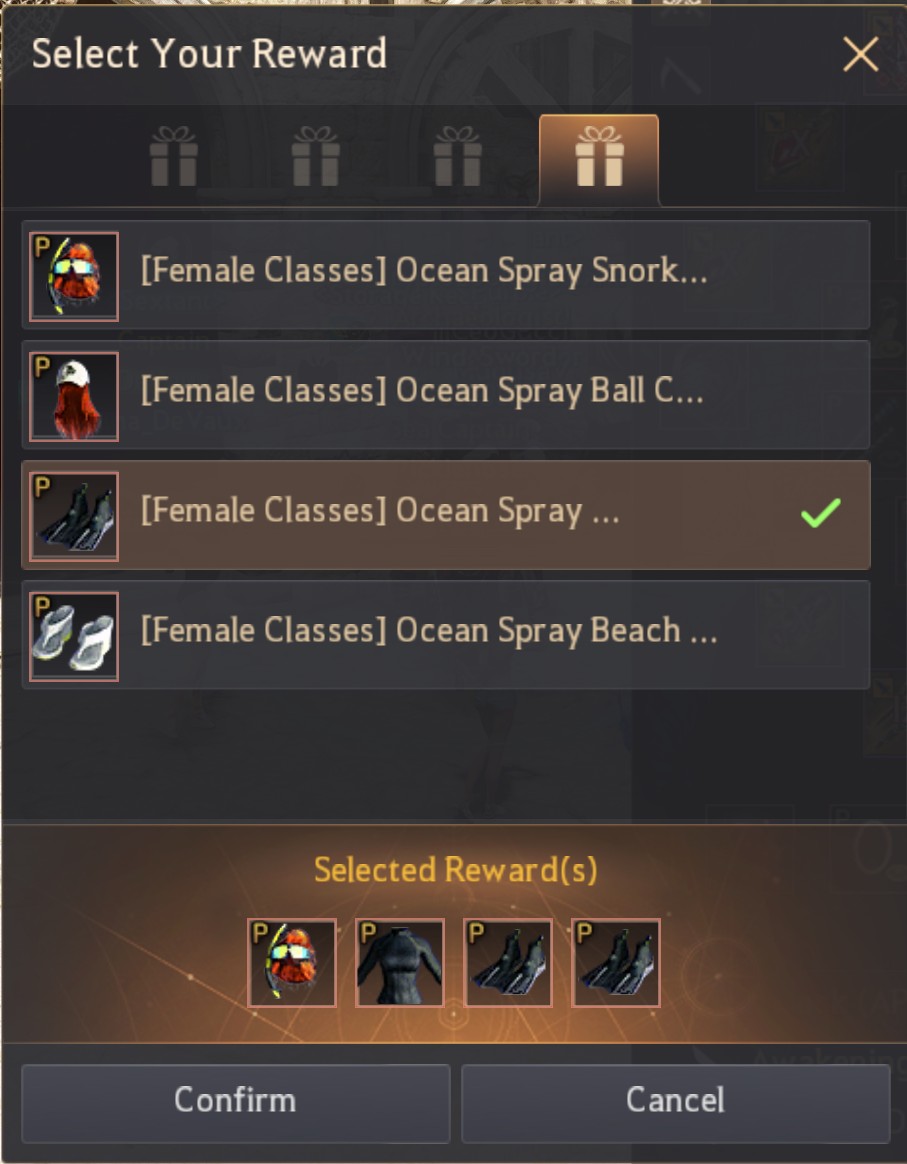 [Feedback] Choose your Ocean Spray outfit for females (not shai or ...
