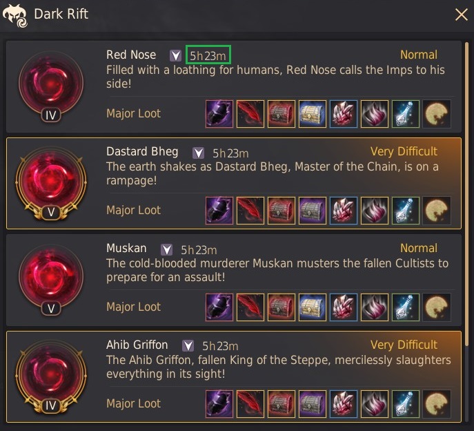 [Feedback] Add Spawn Timer - Dark Rift Boss UI | Black Desert NA/EU