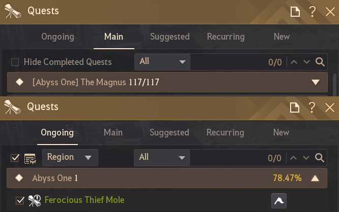 [Bug Reports] Abyss One (The Magus): Ferocious Thief Mole Bug | Black ...