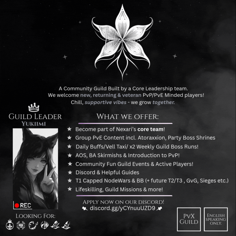 [Guild & Friends] [EU] Nexari PvX Large Guild! A guild that does all ...