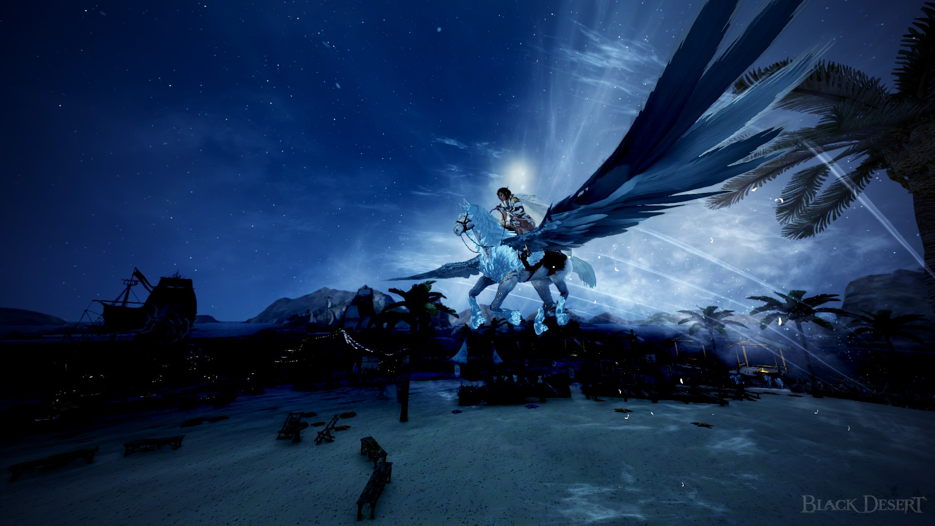 [Fan Art] Moonlight Flight #WednesdayScreenshot | Black Desert NA/EU/OC