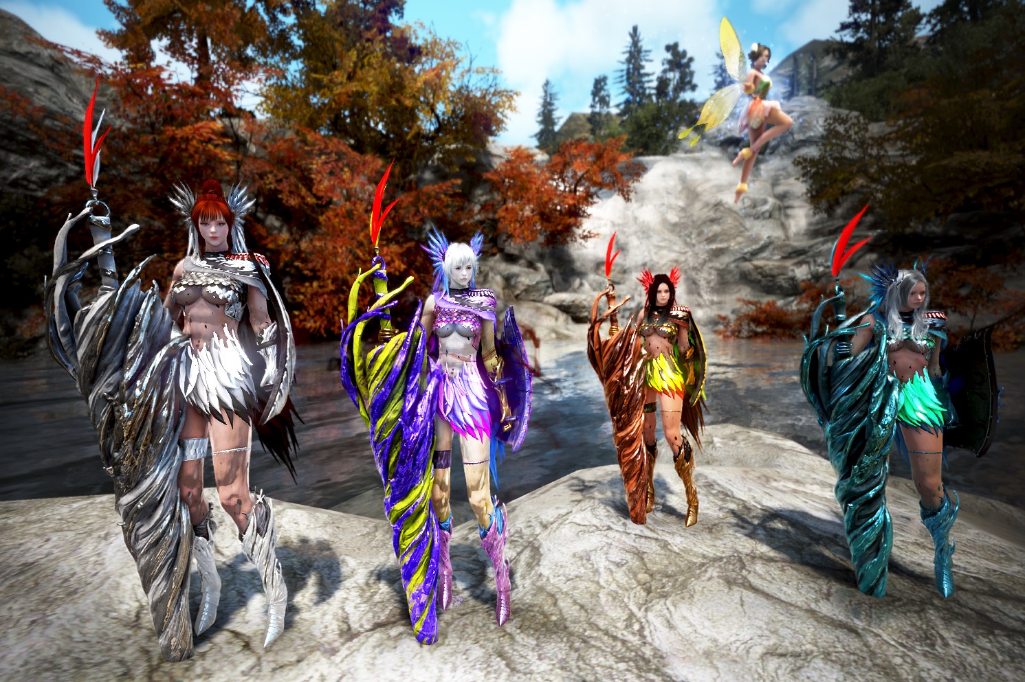 [Event] [NA][AutumnBall] Valkyrie Red Feathers and Friends Preparing for Fall Festivals | Black ...