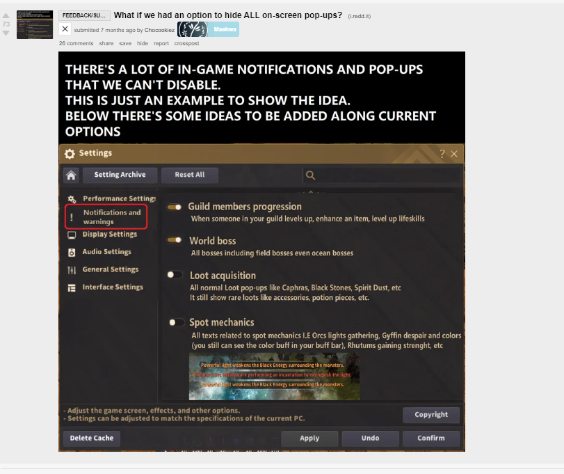 [Feedback] Loot Notifications | Black Desert NA/EU