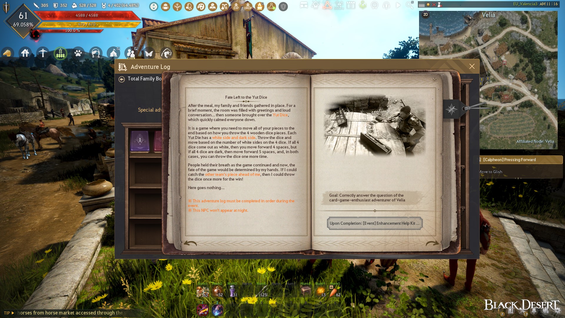 [Game Play] [GUIDE] Lunar New Year's Adventure Log | Black Desert NA/EU