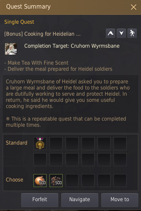 [General Gameplay] New random cooking quests - anyone got one yet ...