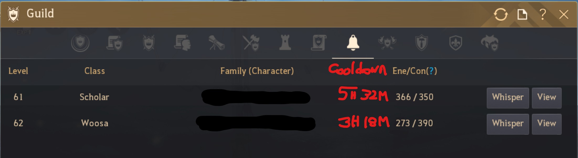 [Feedback] Simple QOL update for Guild Requests (applicants) screen | Black Desert NA/EU