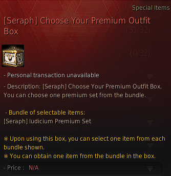[General Gameplay] Choose your premium outfit box and new classes ...