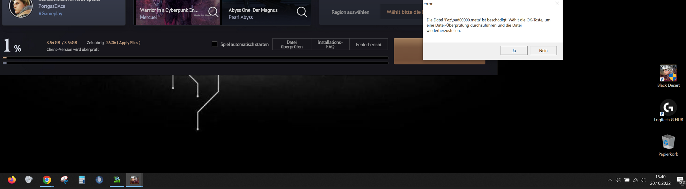[Feedback] Hotfix Patch Fail wow | Black Desert NA/EU