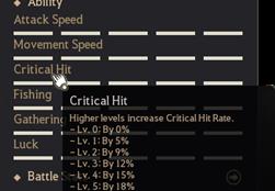 [Game Play] BDO Ability Stats