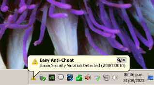 [Jugabilidad General] 'Easy Anti-Cheat' game violation detected ...