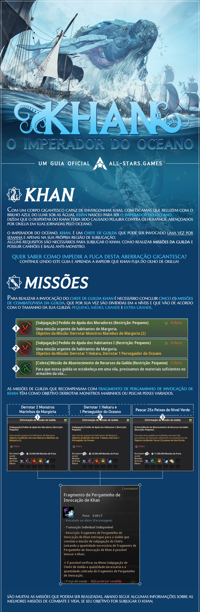 [Gameplay] [GUIA COMPLETO] KHAN: O IMPERADOR DO OCEANO | Black Desert SA