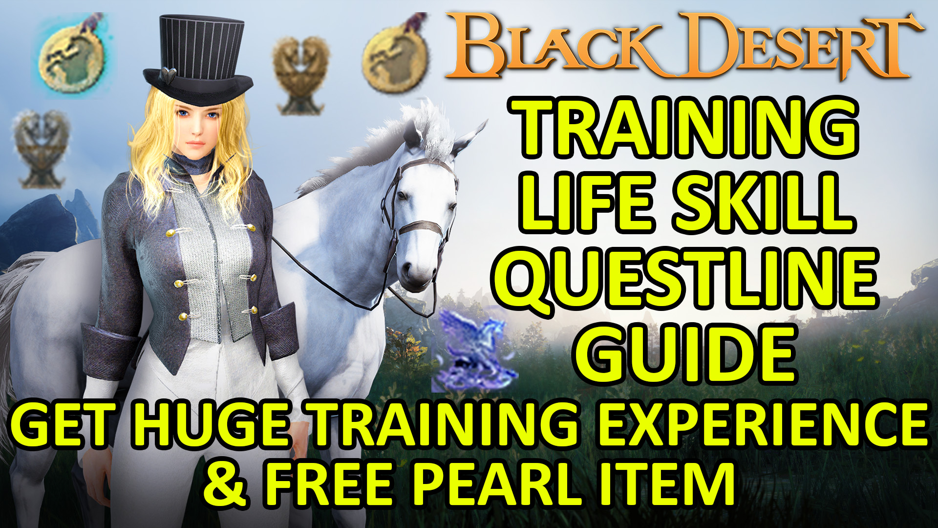 [Game Play] Horse Trainer Questline Guide, Get HUGE Training EXP & Free Pearl Item
