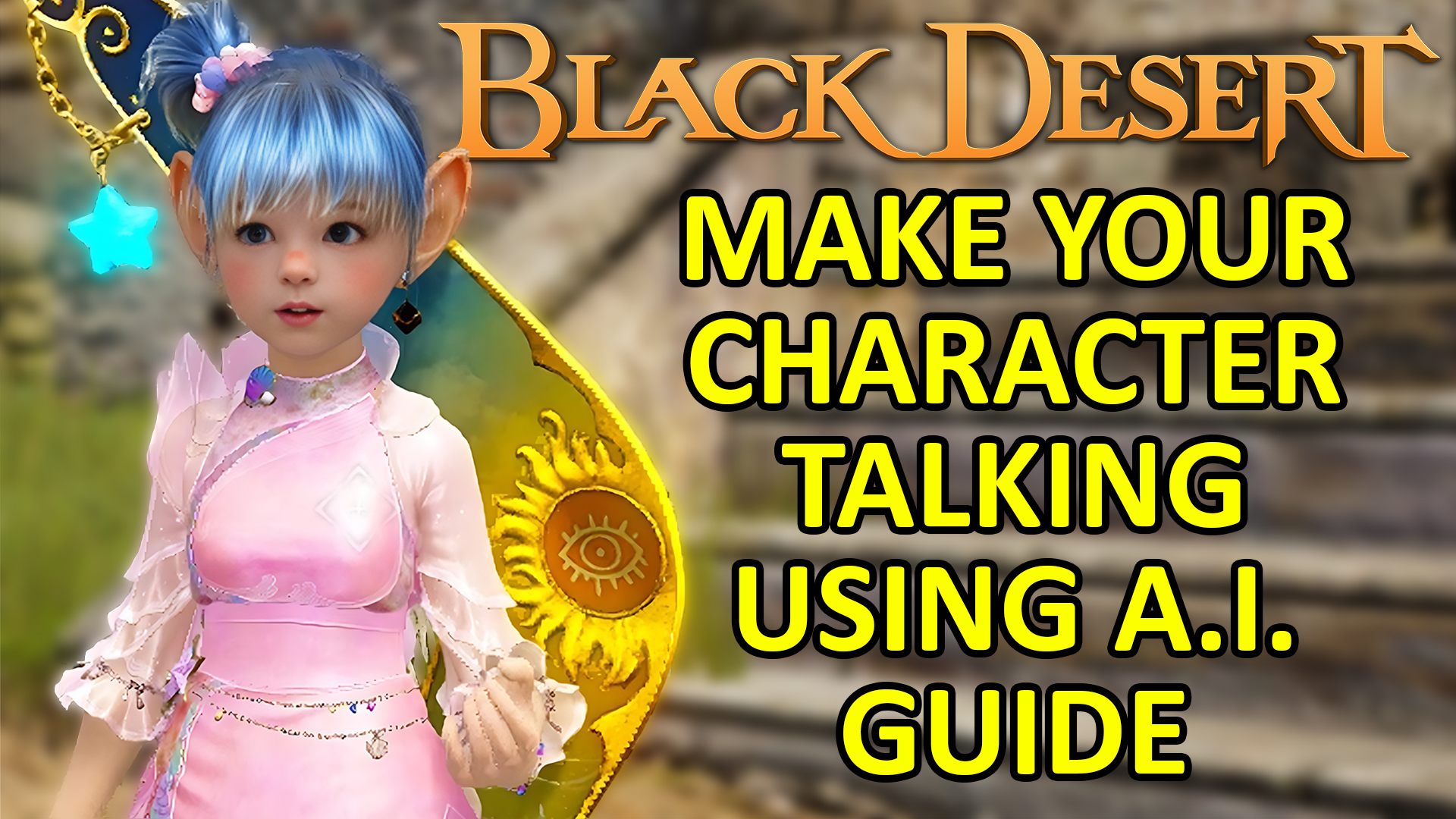[Game Play] Guide How to Make Your Character Talking Using Artificial intelligence (AI) | Black ...