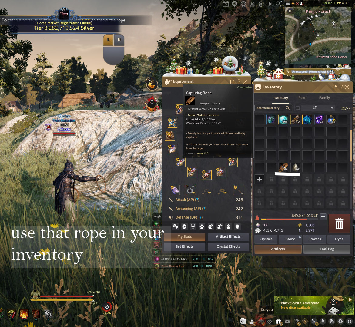 [Game Play] Leveling Training Life Skill on BDO easily and quickly