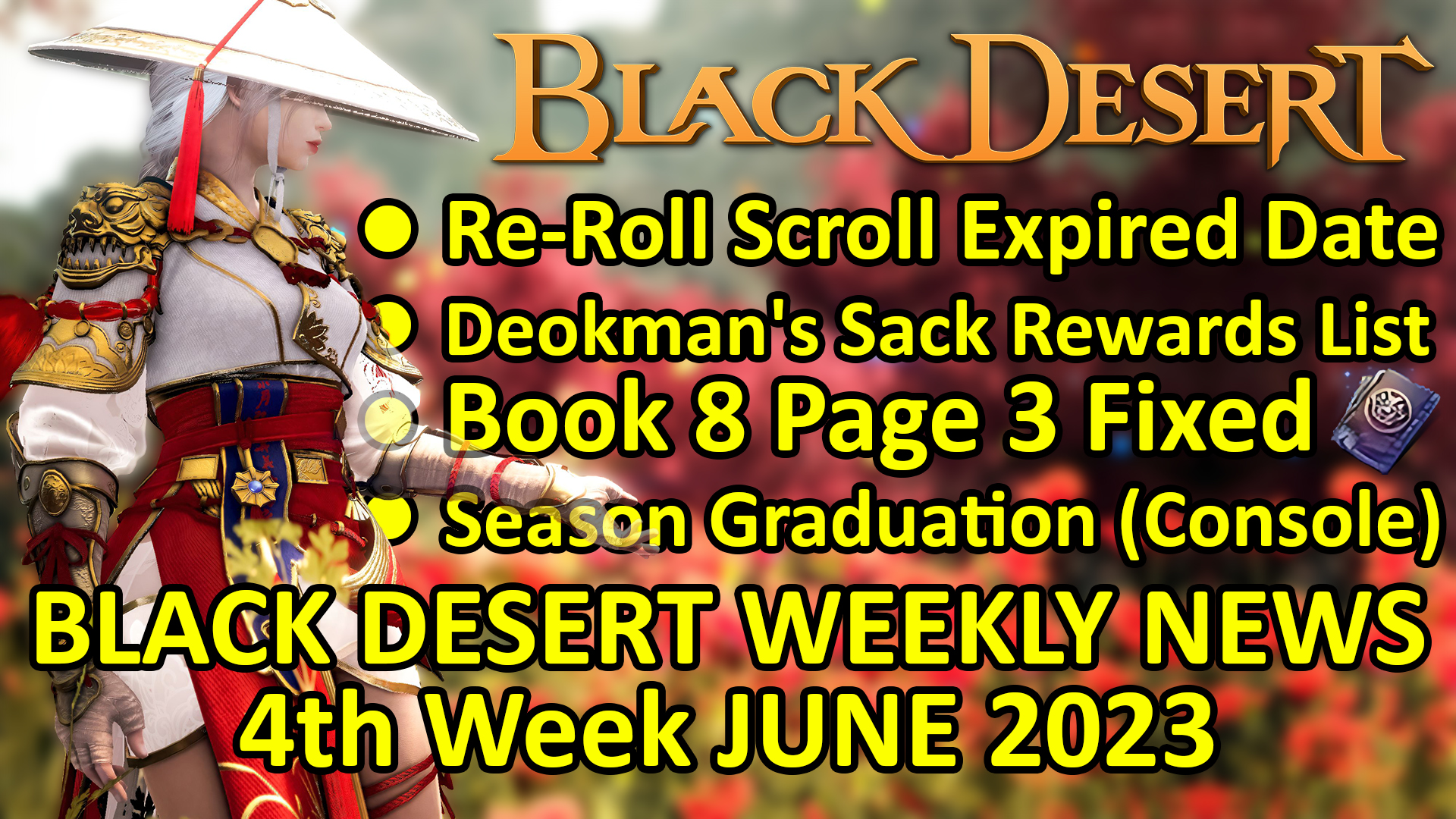 [Game Play] Re-Roll Scroll Expired Date, Deokman's Sack Rewards List ...