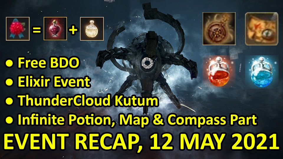 [Game Play] Free BDO, Elixir Event, Inf.Pot,Map,Compass, Kutum | Black ...