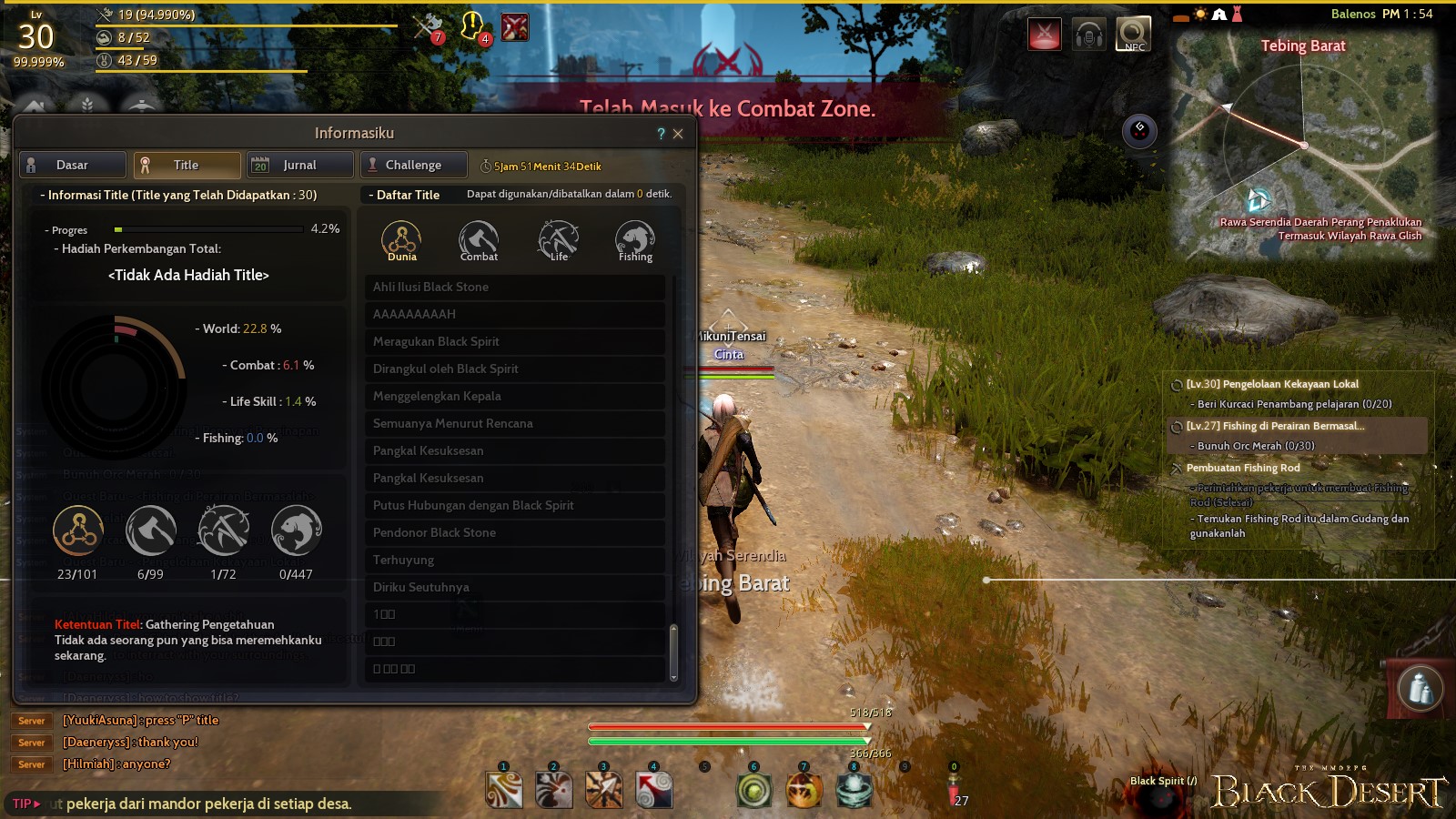 [General Gameplay] tittle bug