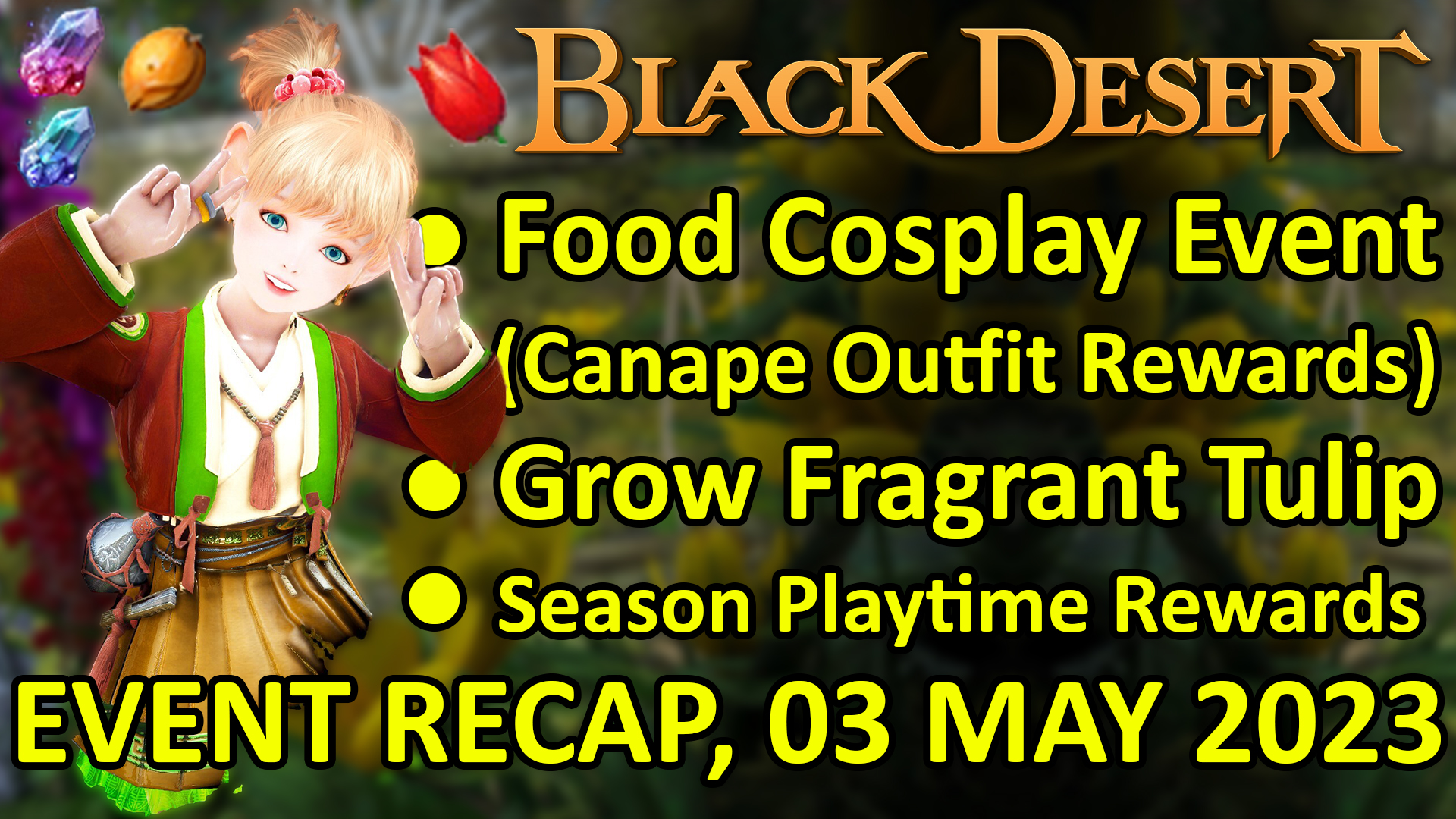 [Game Play] EVENT | Canape Outfit Rewards (Food Cosplay Event), Grow ...