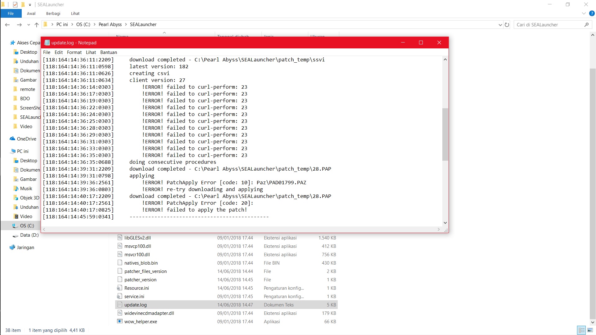 [General Gameplay] Patching error! | Black Desert Asia (TH/SEA)