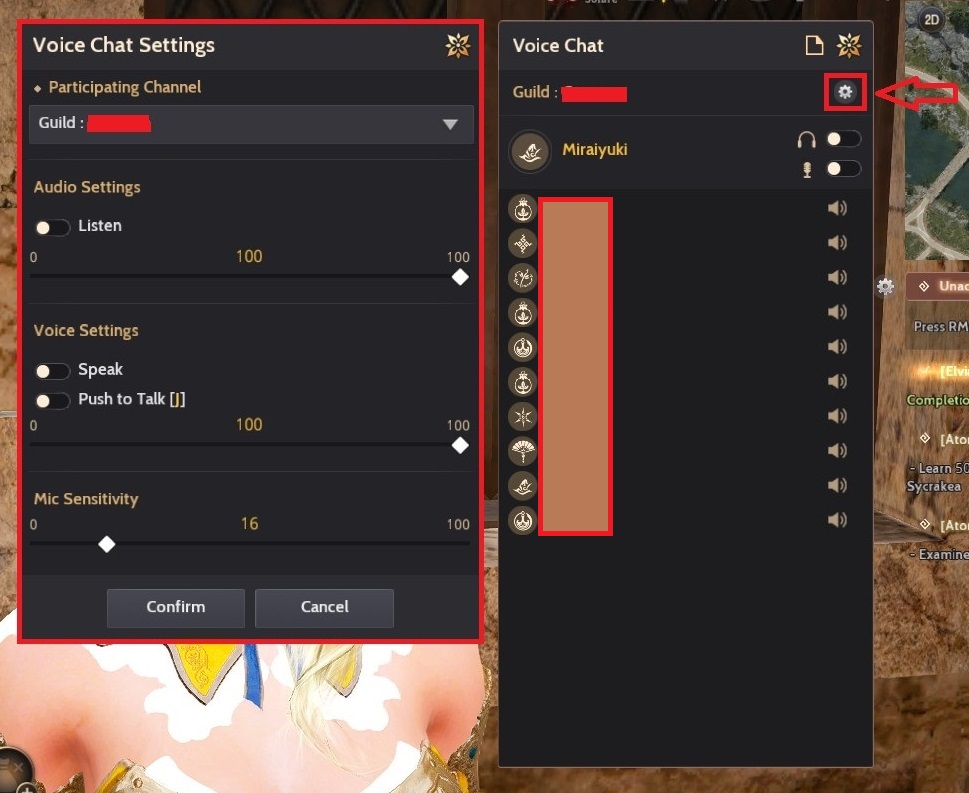 [Game Play] How to use In Game Voice