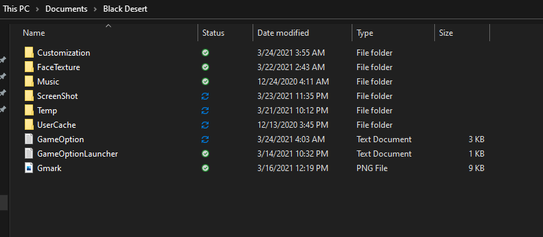 [General Gameplay] load option error