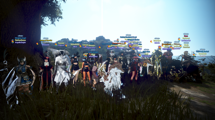 [Screenshots & Clips] [Guild] Ares Guild gathered at Land of Morning Light!