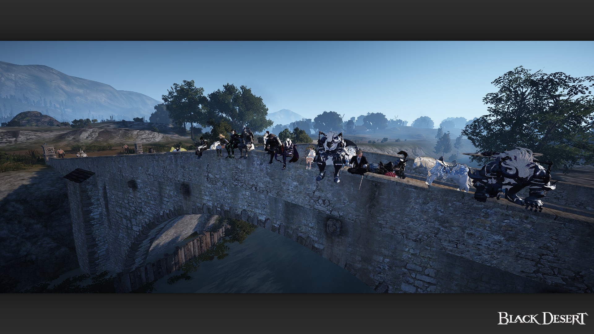 [Screenshots & Clips] [Guild] Enjoyers Guild gathered near the bridge ...