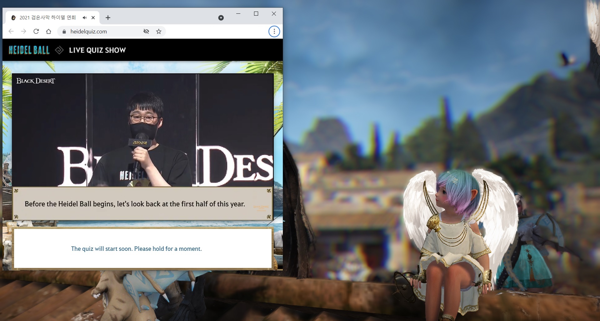 [Screenshots & Clips] [2021 Heidel Ball] Cheimon waiting >.