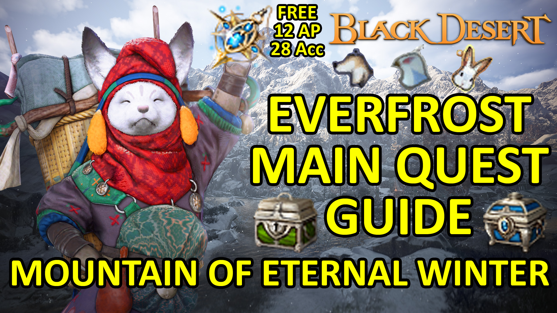 [Game Play] GUIDE | Mountain of Eternal Winter Main Quest | Black ...