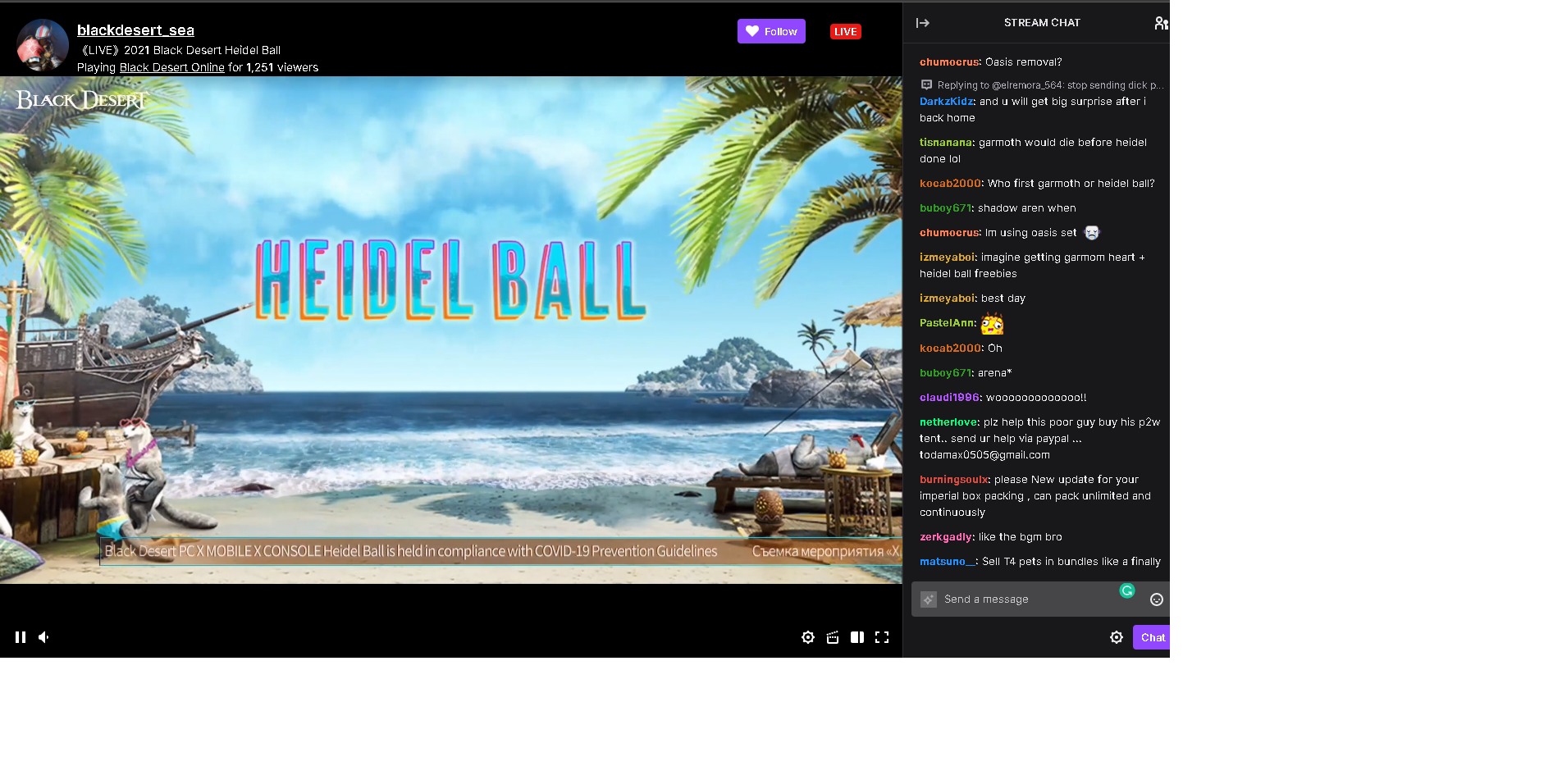 [Screenshots & Clips] [2021 Heidel Ball] Watching Heidel Ball