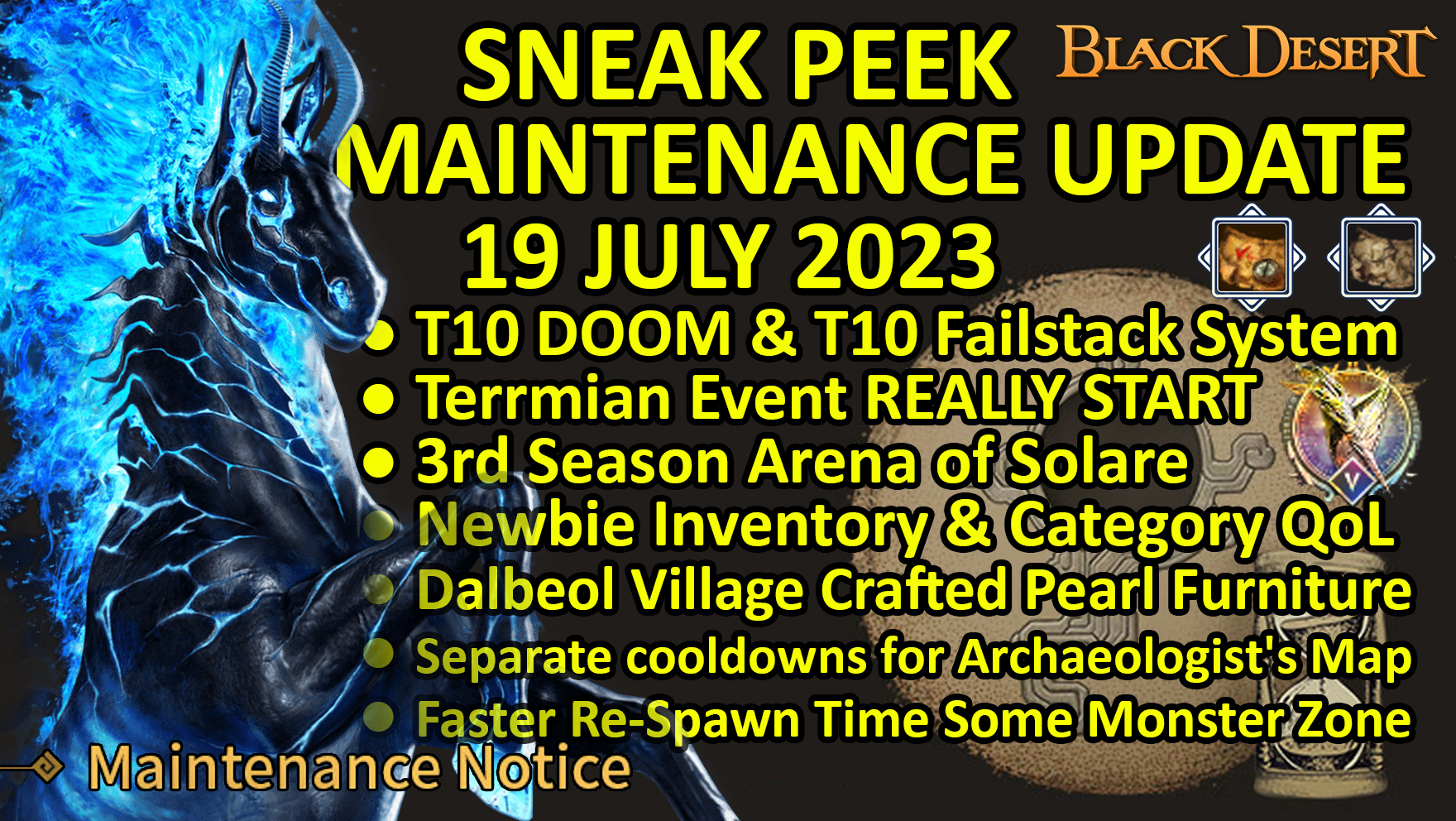 [Game Play] SNEAK PEEK | T10 DOOM & Failstack System, Terrmian Event ...