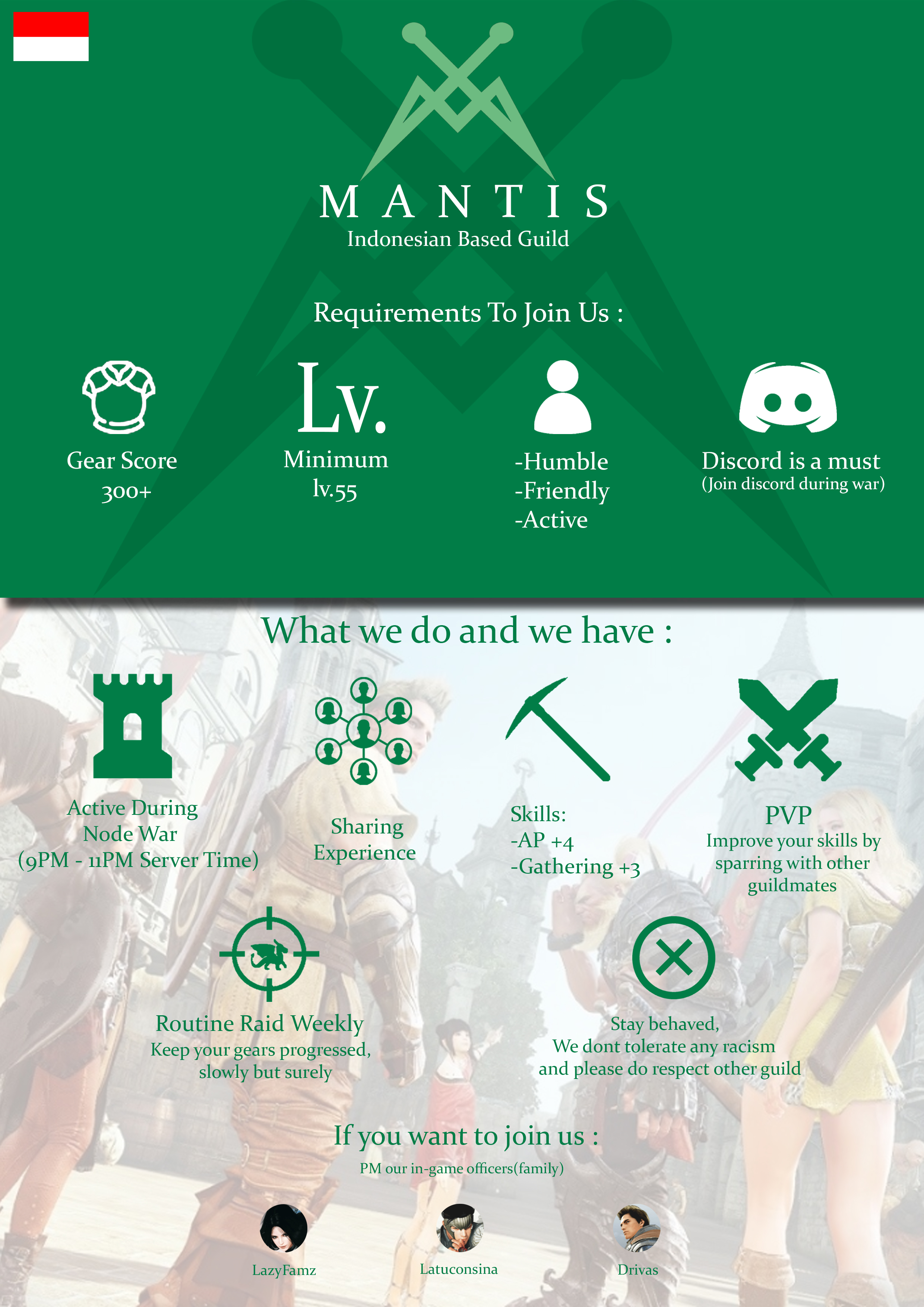 [General Gameplay] MANTIS [Indonesian Guild] Recruitment! | Black ...