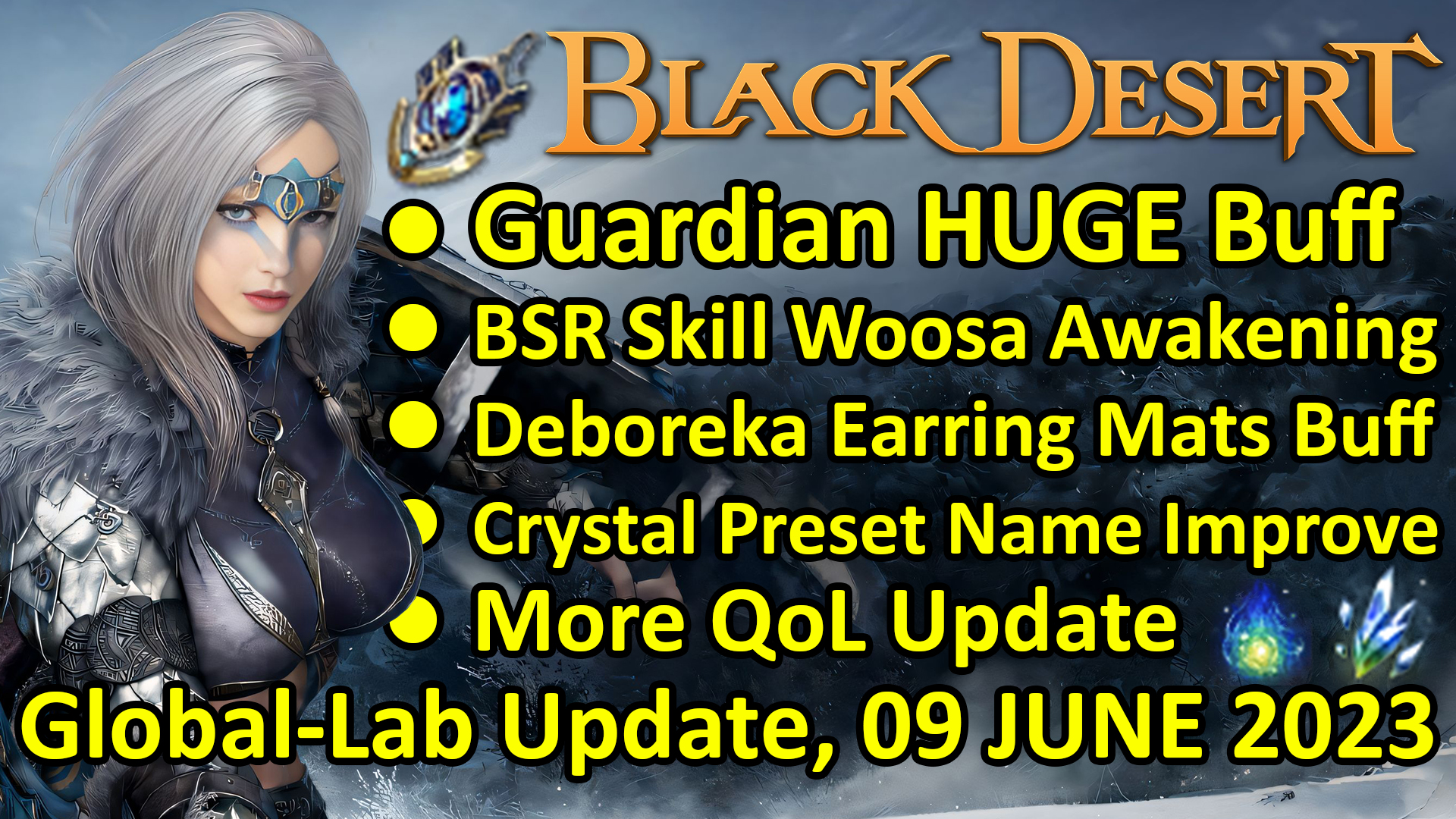 [Game Play] Guardian HUGE Buff, New 3 BSR Skill Woosa Awakening, Deboreka Earring Mats Drop Buff ...