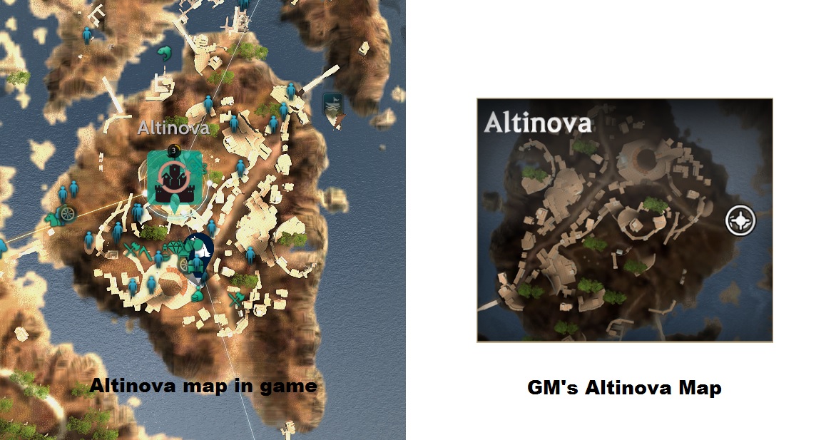 [General Gameplay] Oasis Vendor - Altinova Map is turned upside down ...