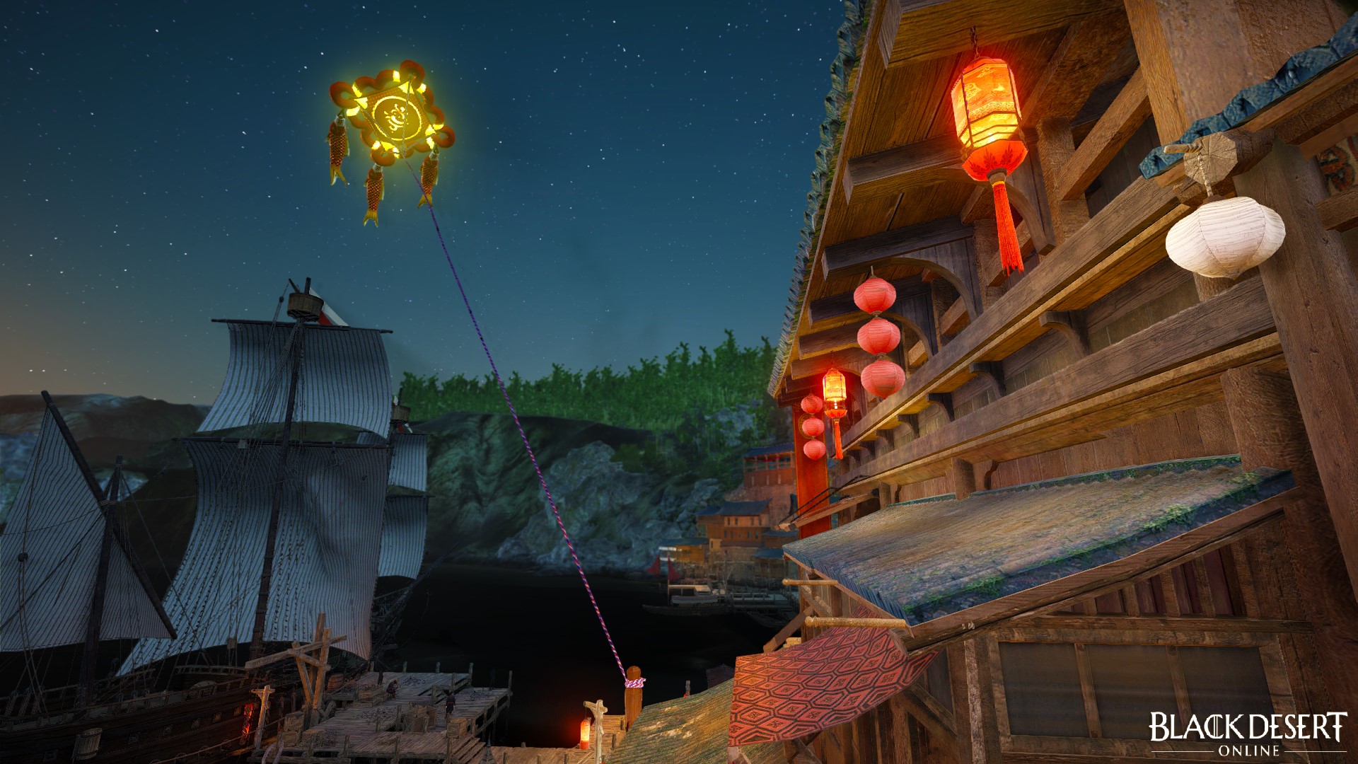 [Screenshots & Clips] Port Ratt Night Time ! | Black Desert Asia (TH/SEA)