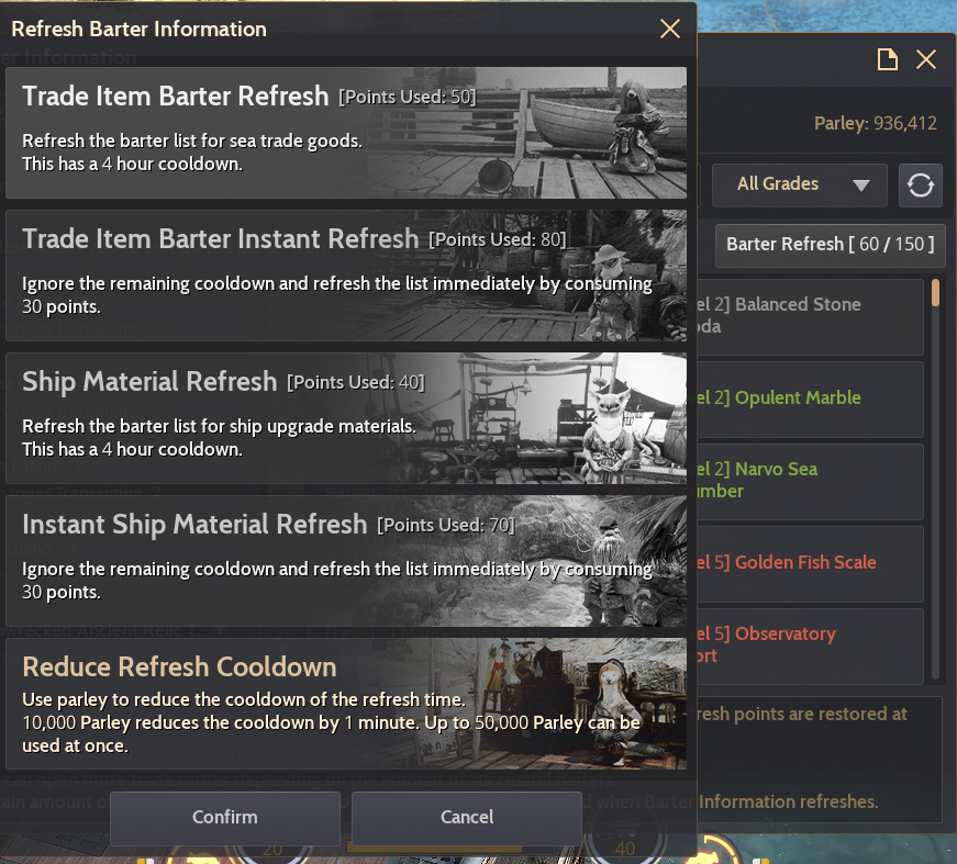 [Game Play] To Barter or not To Barter, Barter of course!