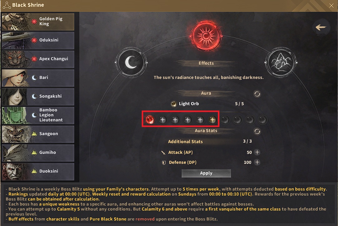 [Game Play] How to Manage Aura on Black Shrine Weekly Boss | Black ...
